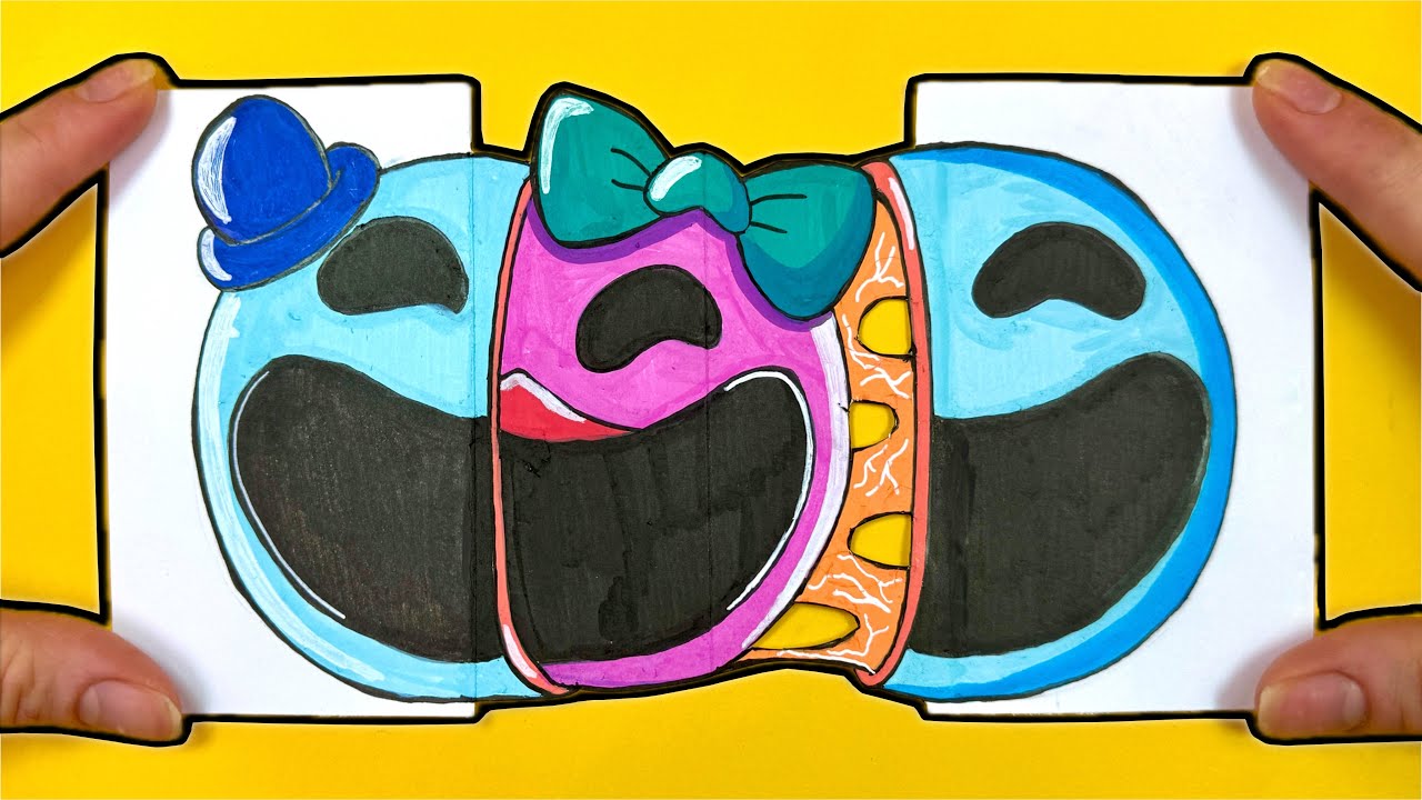 How To Draw Dolly the Doughgirl with Doey The Doughman from Poppy ...