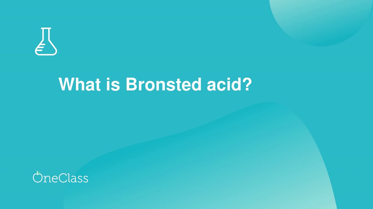 What is Bronsted acid? - YouTube