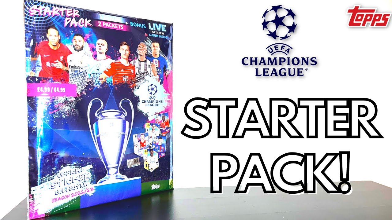 NEW CHAMPIONS LEAGUE STICKERS! | TOPPS UEFA CHAMPIONS LEAGUE 2022/2023 ...