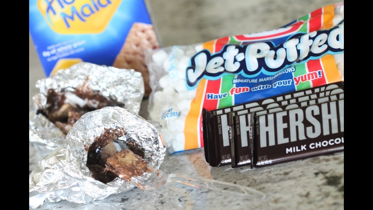 Walking S'Mores Recipe On The Grill! - YouTube