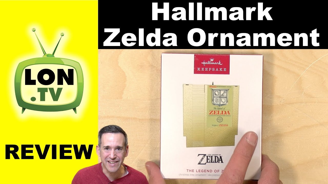 Hallmark Keepsake Zelda Cartridge Ornament Review! - YouTube