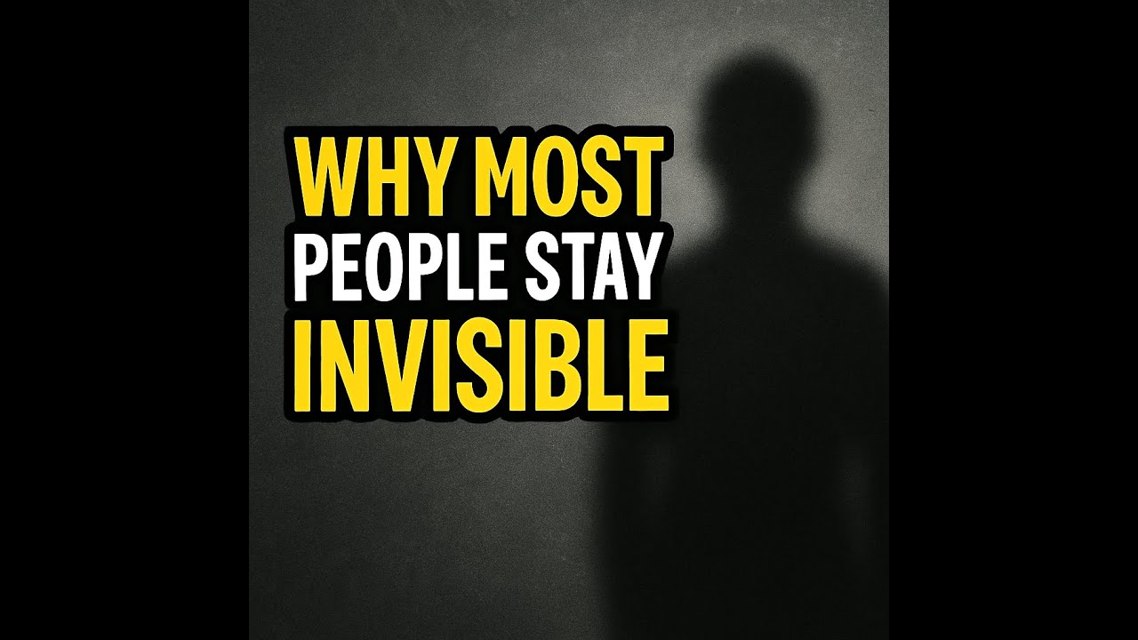 Why Most People Stay Invisible And How to Finally stand out - YouTube