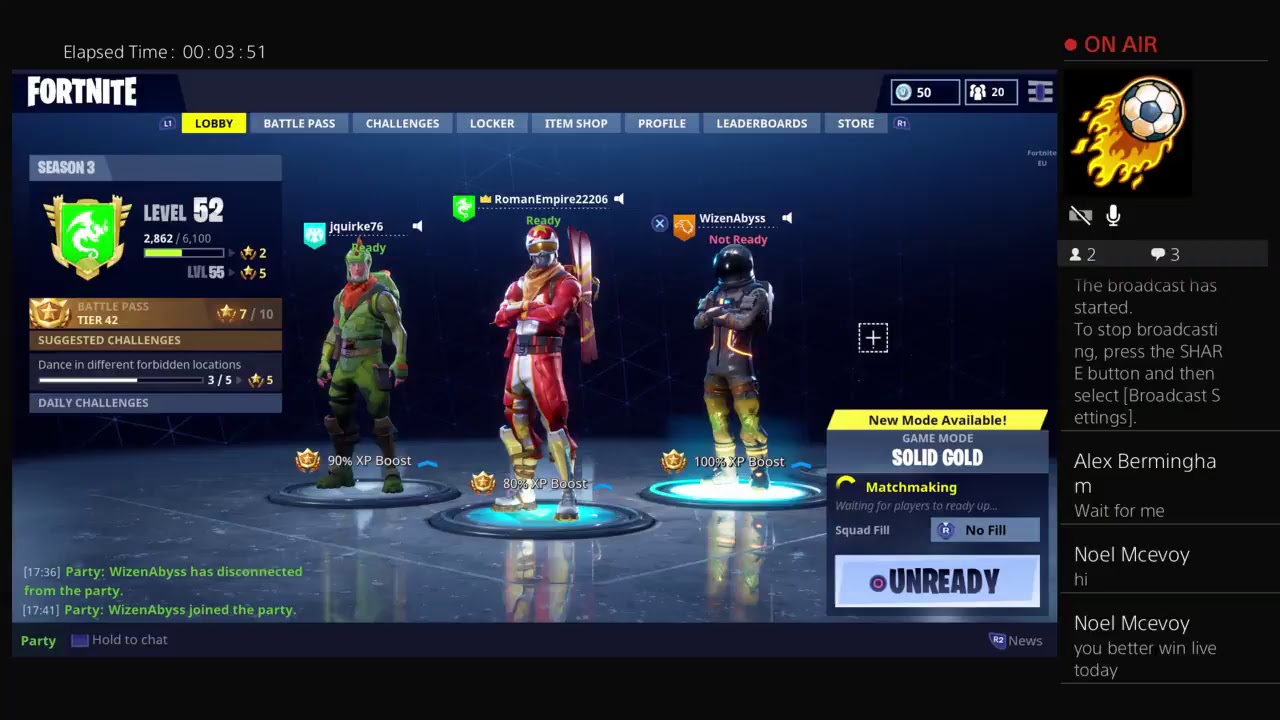 Playing fortnite battle royal - YouTube