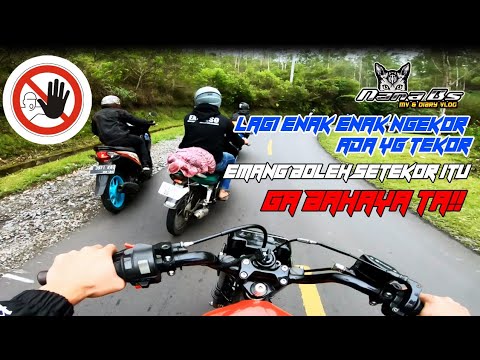 lagi enak2 ngekor ada yg tekor #rxking135cc #yamaharxking #matic #viralshort #vídeoviral