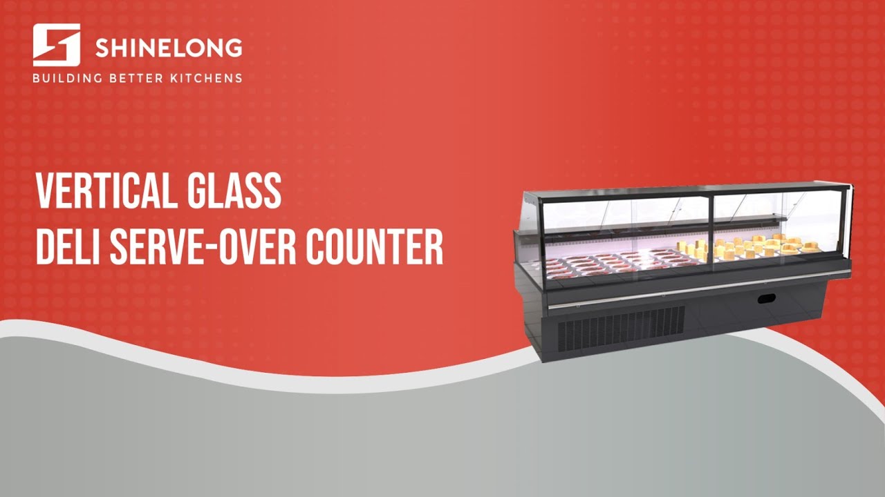 Vertical Glass Deli Serve-Over Counter - YouTube