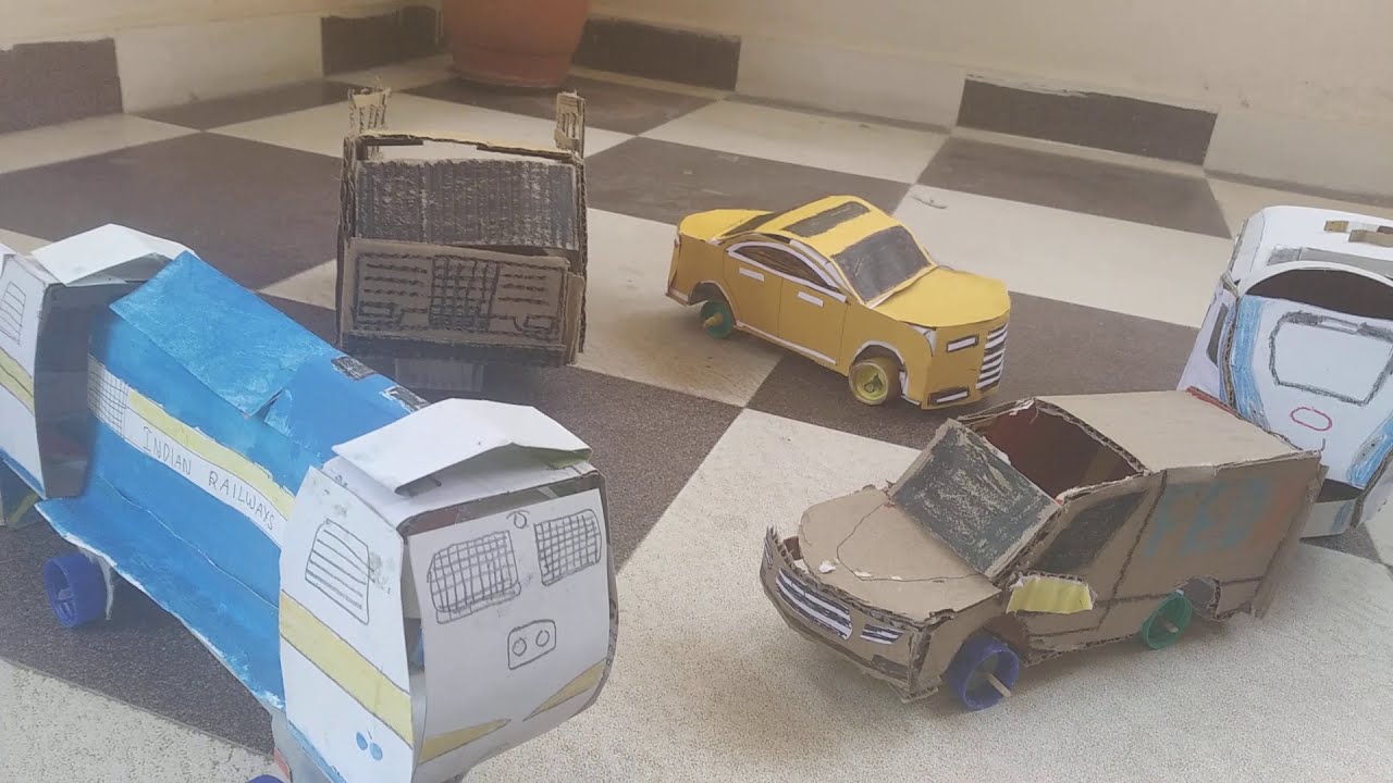 My handmade vehicles - YouTube