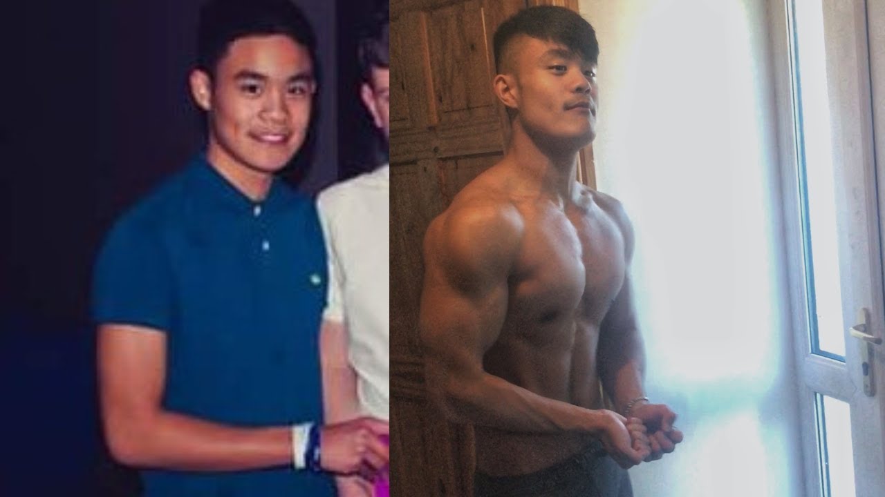 SKINNY to MUSCLE INSANE Natural Body Transformation (21 years old) - CJ ...