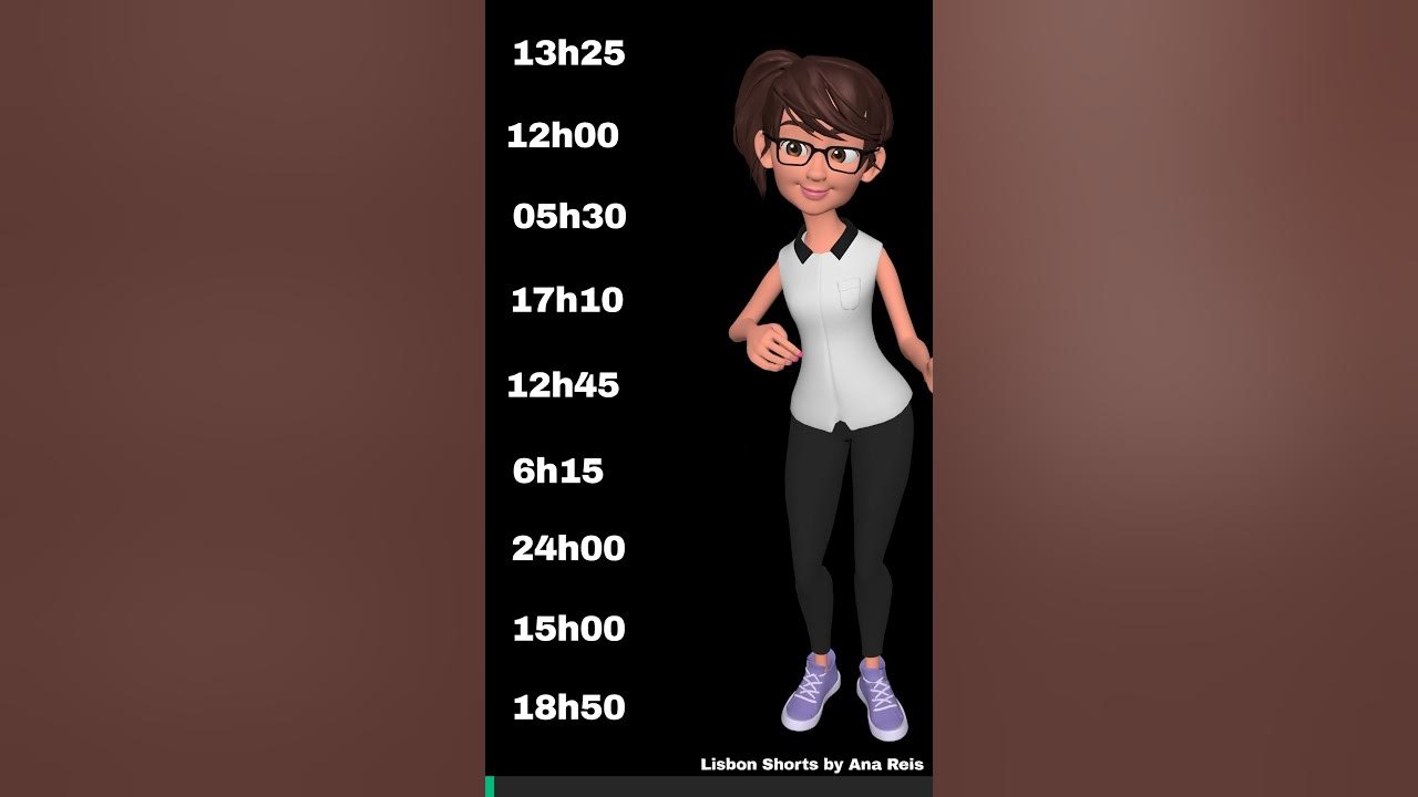 Hours in Portuguese. As horas: Que horas são? #Shorts #learnportuguese ...