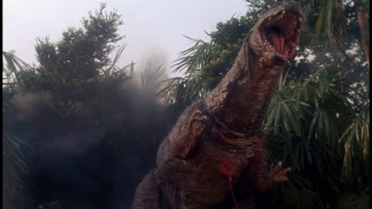 Godzillasaurus roars - YouTube
