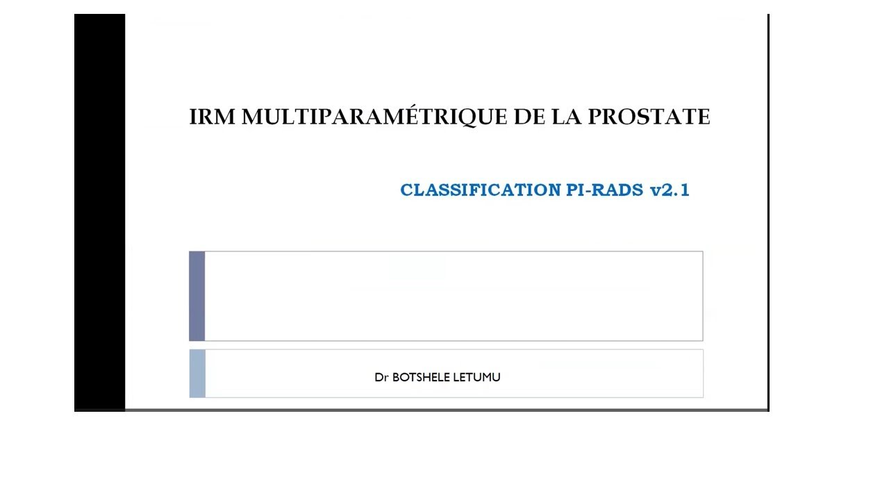 IMAGERIE PAR RESONANCE MAGNETIQUE DE LA PROSTATE: CLASSIFICATION PI ...