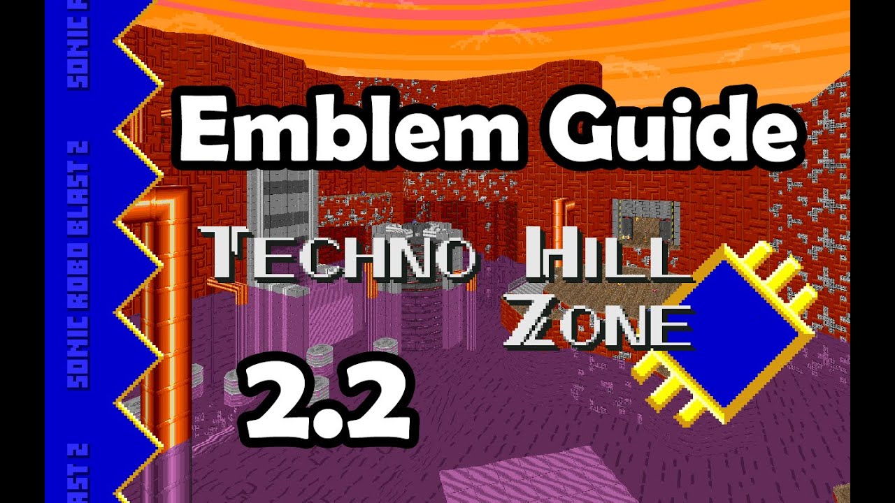 SRB2 Emblem Locations - Techno Hill Zone (2.2) - YouTube