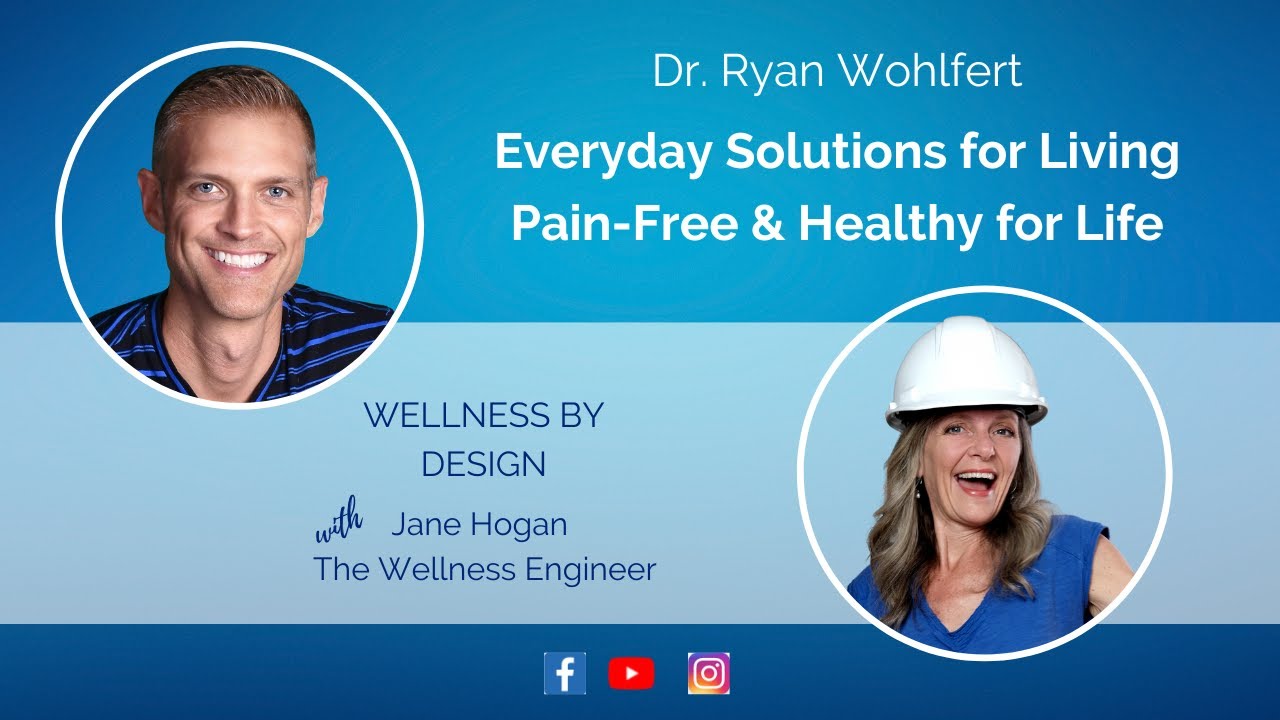 Everyday Solutions for Living Pain-Free & Healthy for Life with Dr. Ryan Wohlfert | Jane Hogan ...
