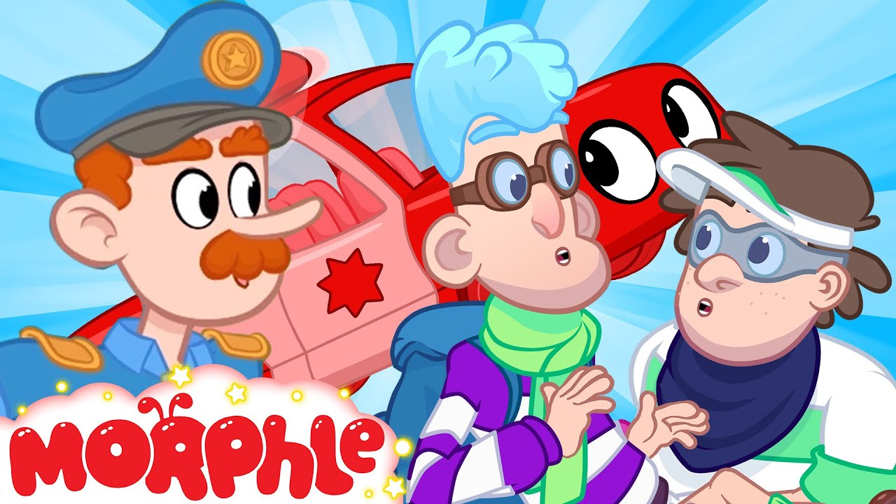 Morphle Robs A Bank! | Join Morphle's Adventures! | Fun Cartoons for ...