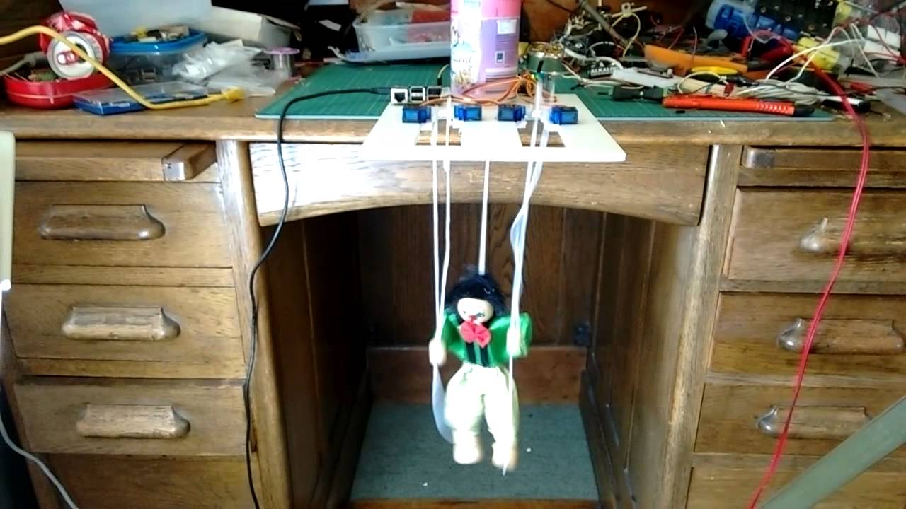 Servo controlled puppet - YouTube