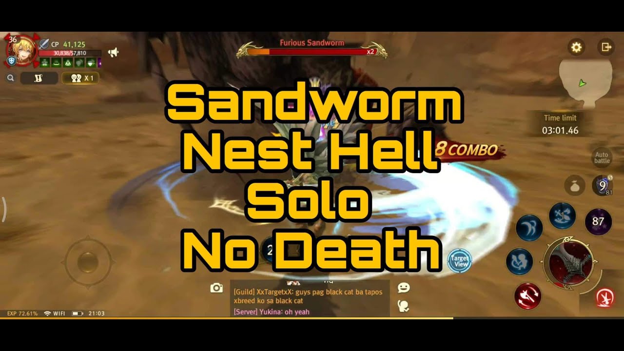 Sandworm Nest Hell Solo No Death - YouTube