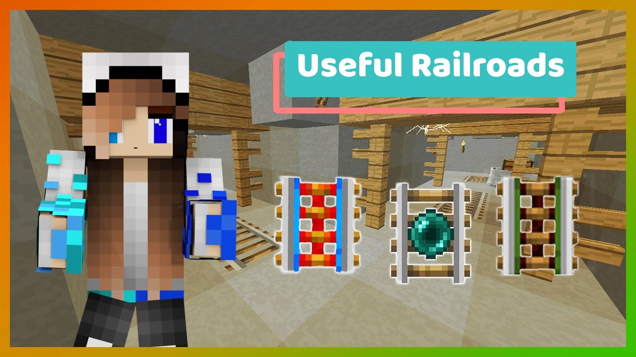 Mod Showcase: Useful Railroads | Minecraft - YouTube