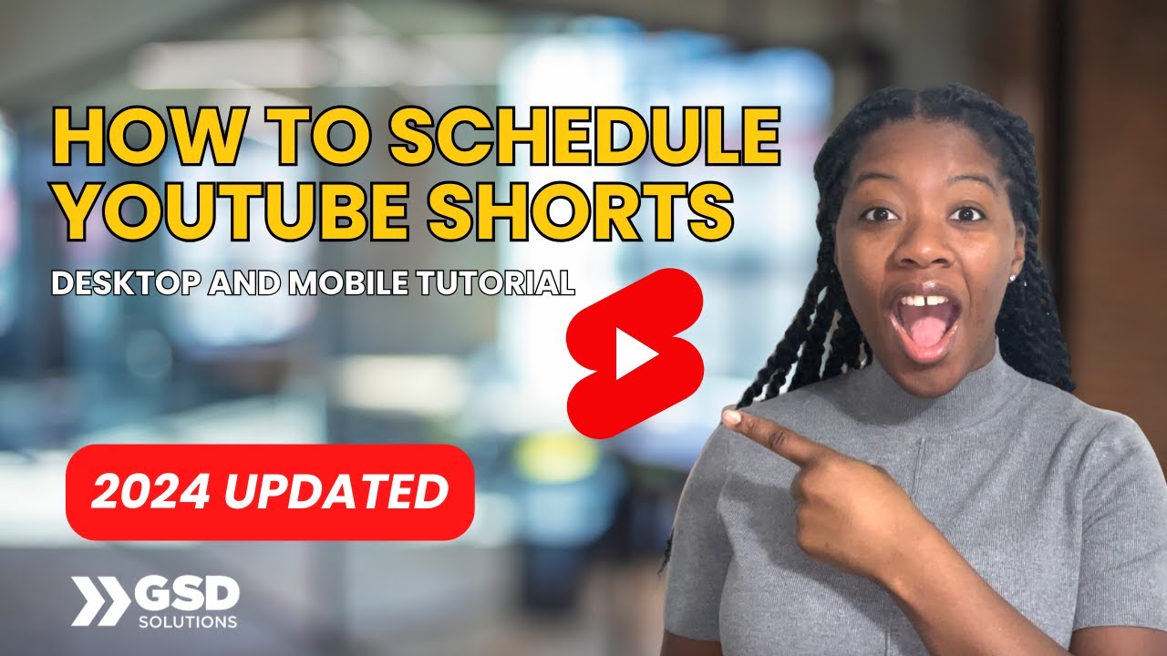 How to schedule YouTube shorts on Desktop and Phone - YouTube