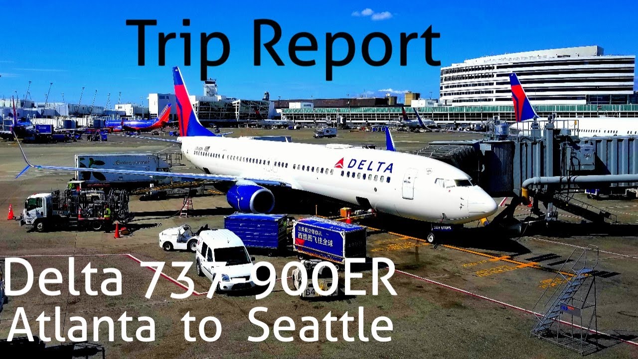 TRIP REPORT + MEDICAL EMERGENCY! Delta 737-900ER Atlanta to Seattle ...