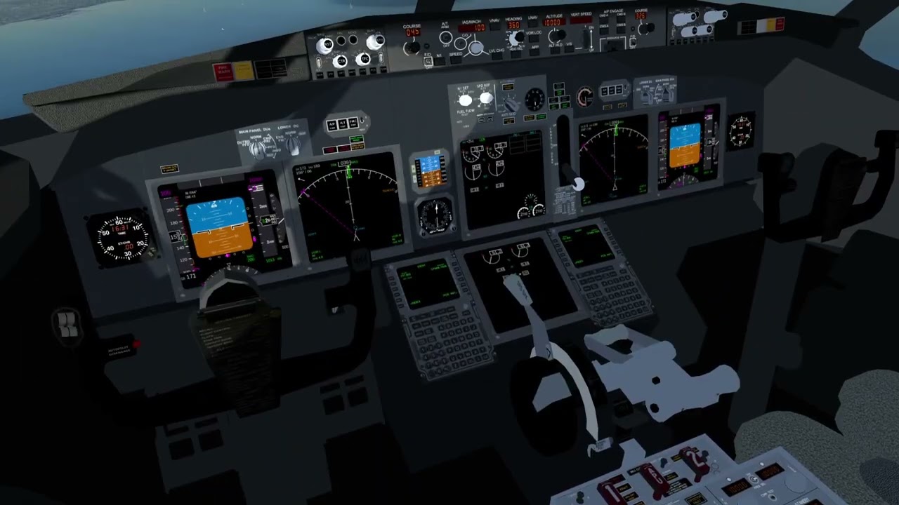 Boeing 737-800 | Virtual Flight Approach and landing Nice (LFMN) 04L ...