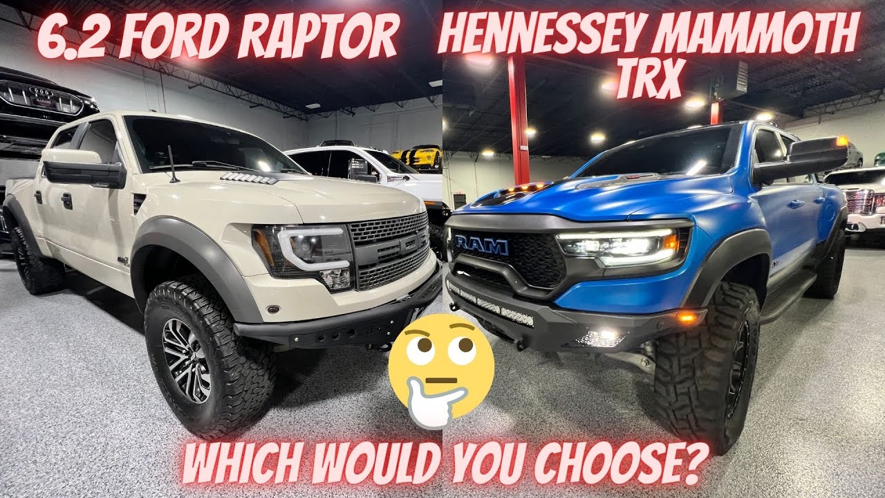 Head-to-Head Comparison: Ford Raptor vs Hennessy Mammoth TRX Review ...