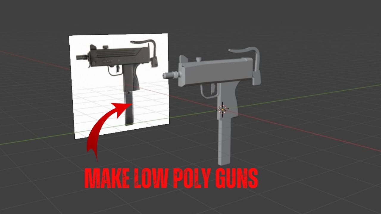 Make Any Gun In Blender | Beginner Tutorial - YouTube