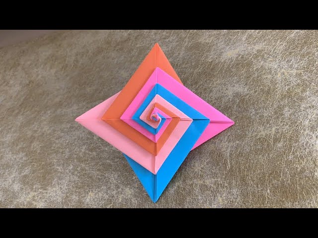 Easy Origami Modular Spinner Youtube Modular Origami Figure | Pop It