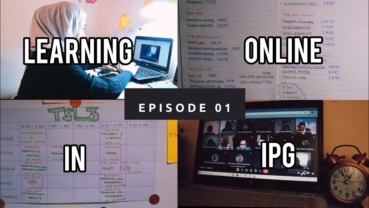 LEARNING ONLINE AS AN IPG STUDENT (with me) | classes, co-curricular ...