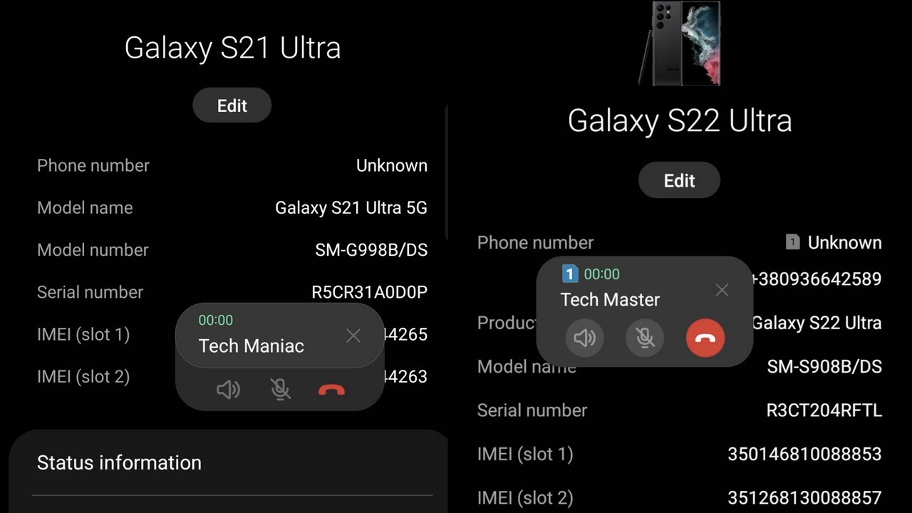 Samsung Galaxy One UI 4.1 vs One UI 5.0 Mini Pop-Up Incoming Call. S21 ...
