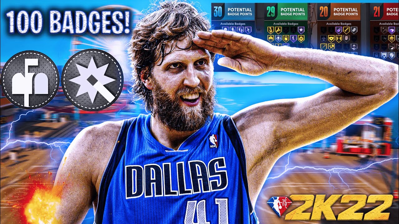 100 BADGE 7 FOOT DEMIGOD DIRK NOWITZKI BUILD with SHOT CREATING ...