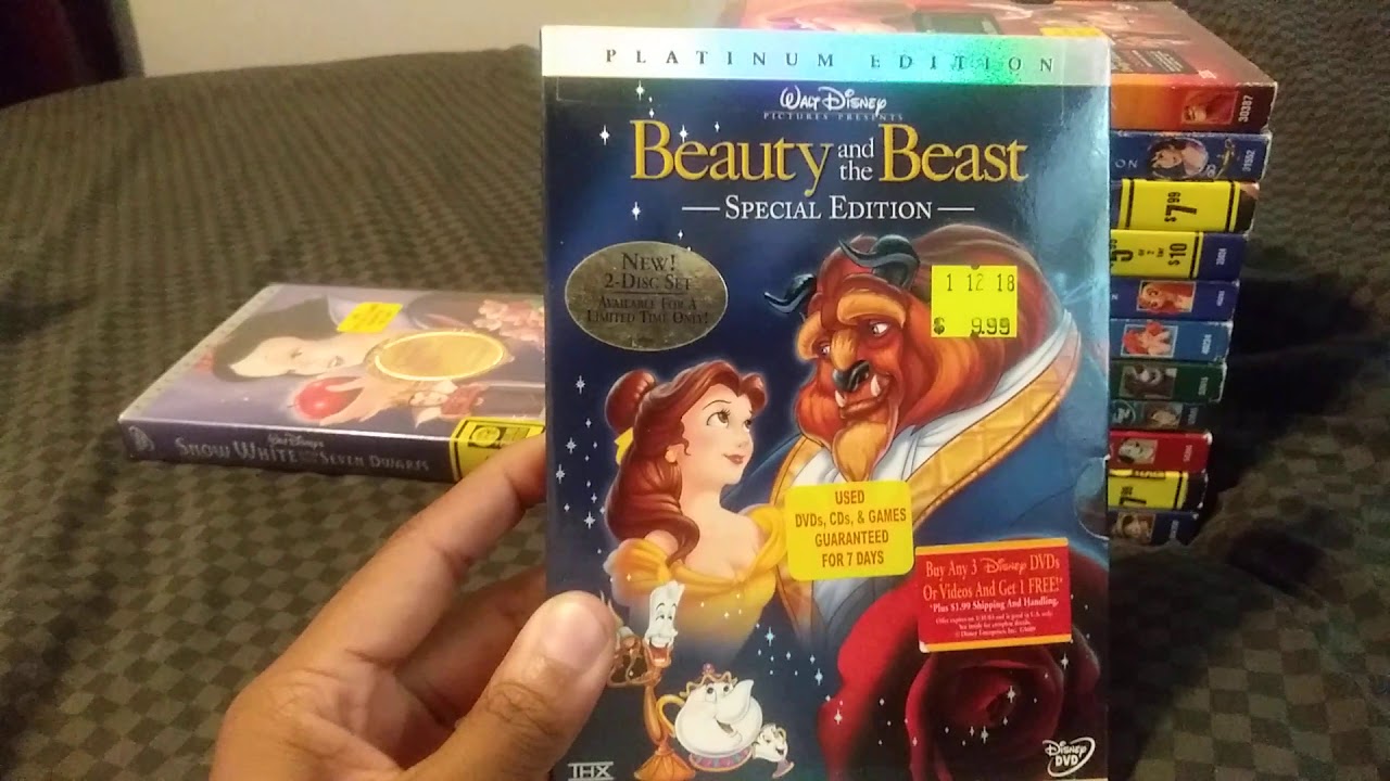 My Walt Disney Platinum Edition DVD Collection Part One - YouTube