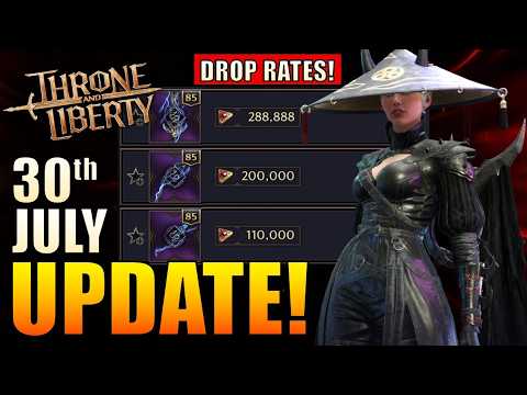 Throne & Liberty NEW UPDATE: Drop Rates, Guild Bosses, Unlockstone Mistake, Arch Weapons and more!