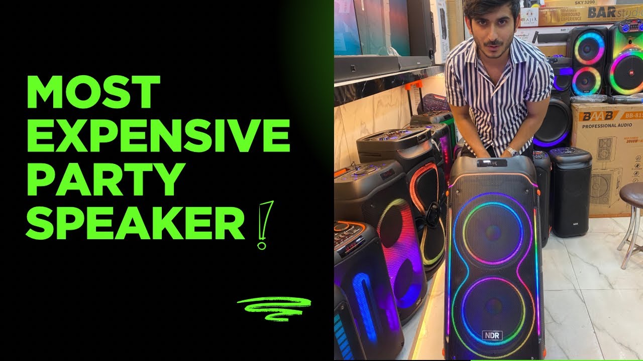 Most Expensive Party Speaker in the World 🤑💵😍🔊 #expensive #speaker # ...