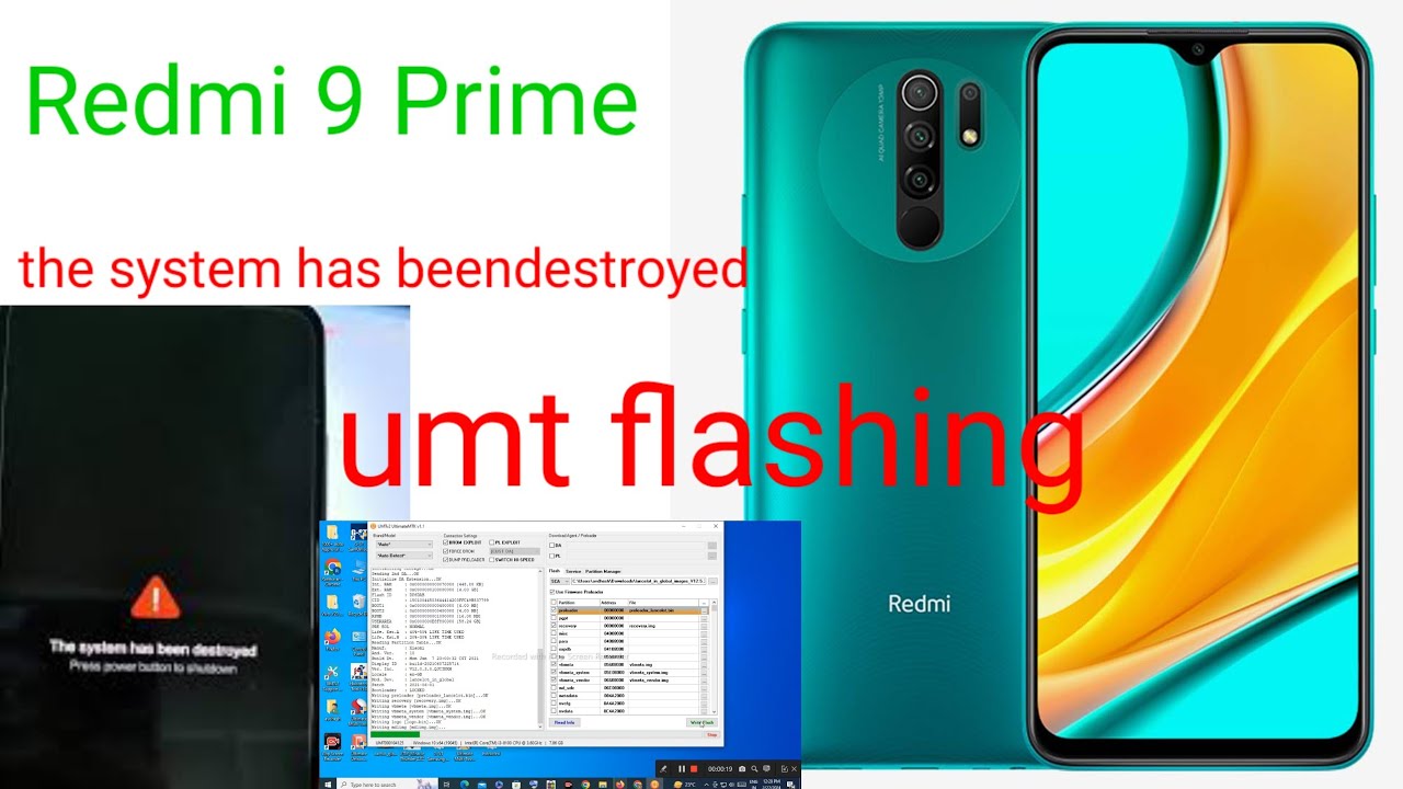 redmi 9 prime flashingumt_the system has beendestroyed redmi 9 prime ...