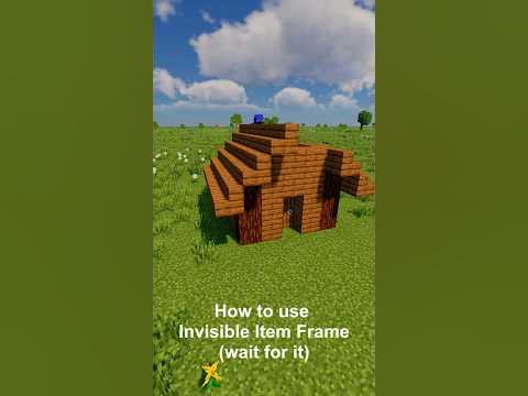 How to use Invisible Item Frame | Minecraft Tutorial - YouTube