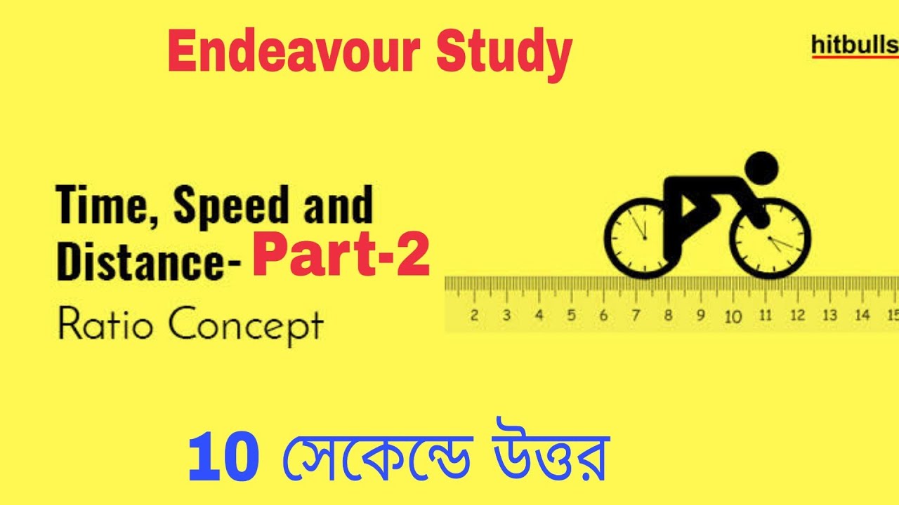 Speed Time & Distance ||Part-2|| Ratio Concept|| SSC, PSC, WBP Main ...