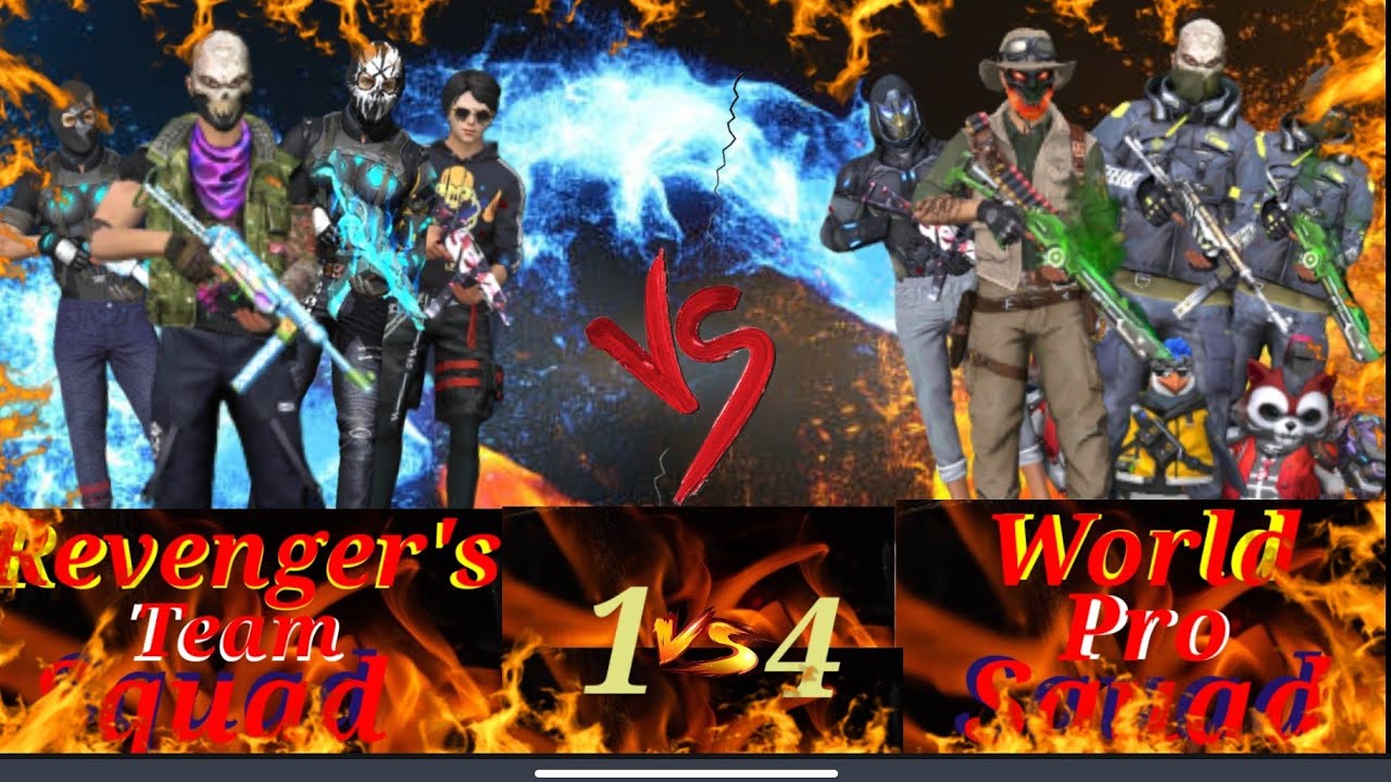 Revenger's Team Squad v/s World Pro Squad ||\\||\\ Op Gameplay ...