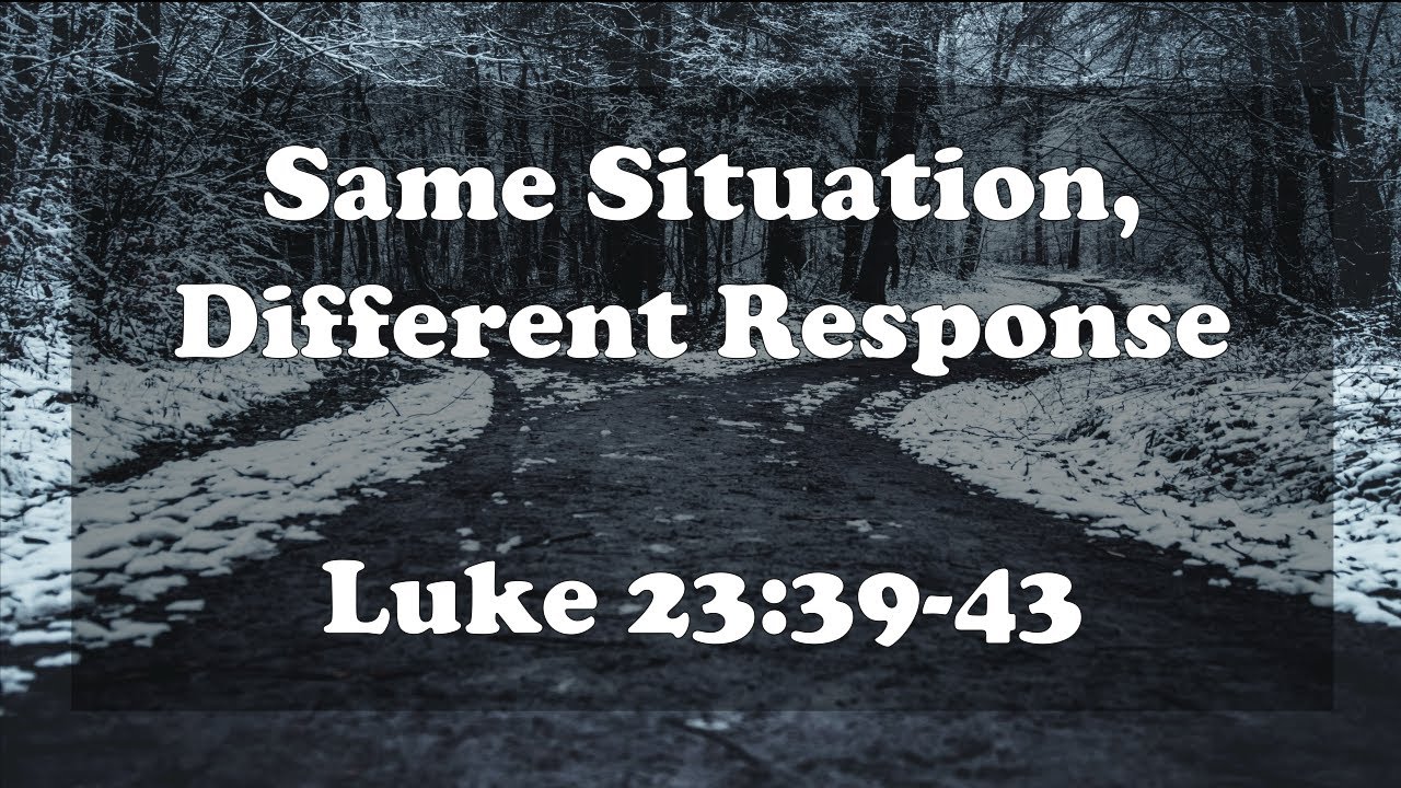 Youth Sunday: Message "Same Situation, Different Response" - YouTube