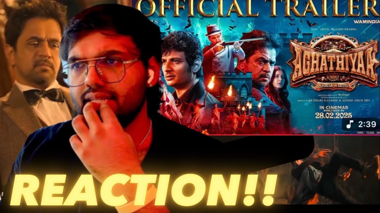 Aghathiyaa Trailer, Intriguing! ( REACTION!! ) - YouTube