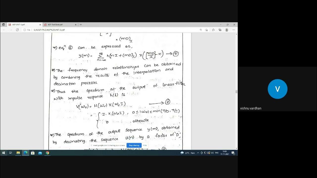 Sampling rate conversion by a factor I/D - YouTube