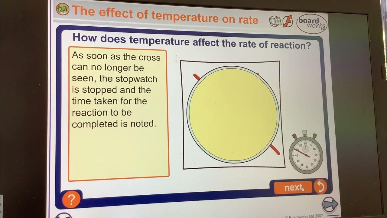 KS4-GCSE-Chemistry-Rate of reaction -The effect of temperature on ...