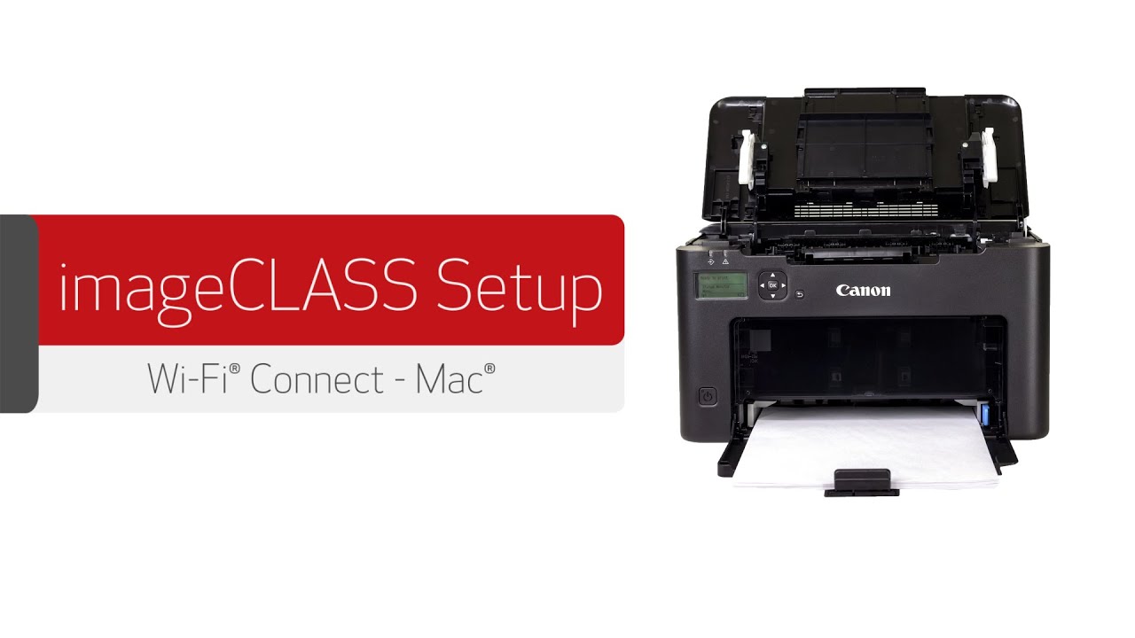 Canon imageCLASS LBP122dw Wireless Setup for Mac - YouTube