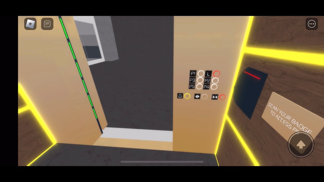 October 16, 2018: Otis Traction Parking Elevators at the 1 Waterside Street in Roblox City ...