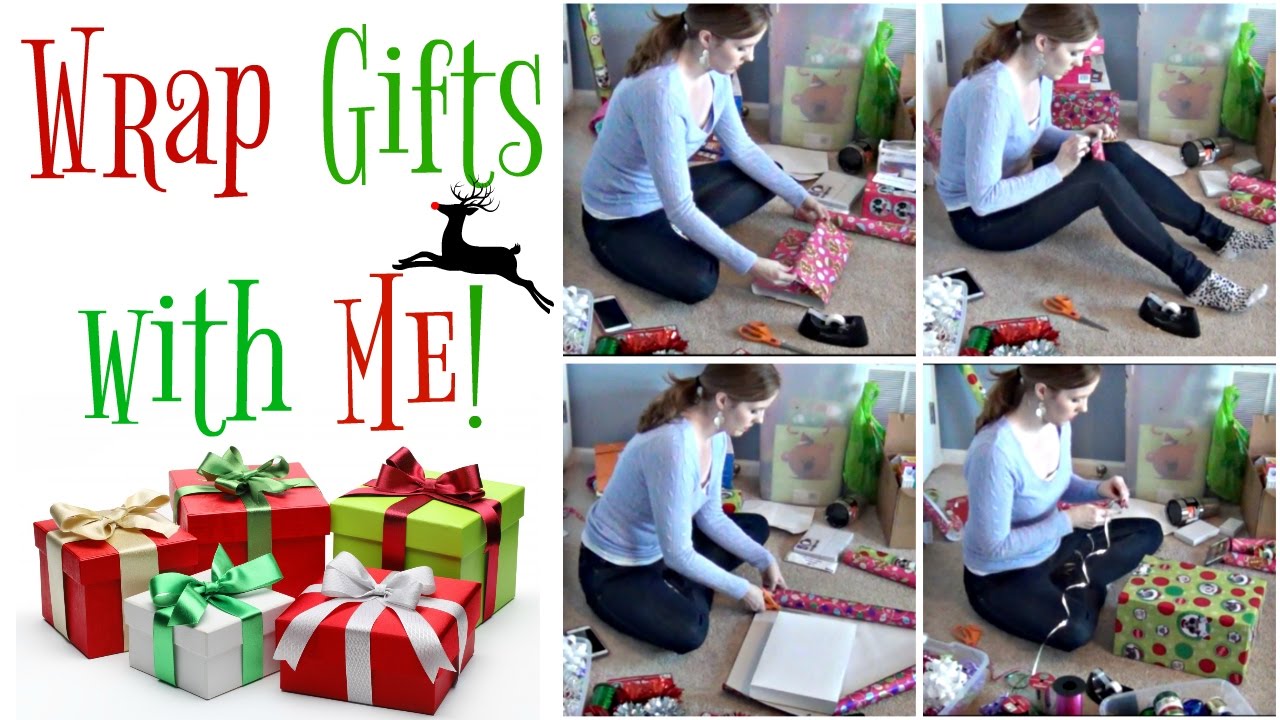 Wrap Gifts with Me: Wrapping Christmas Presents | Speed Wrapping! - YouTube