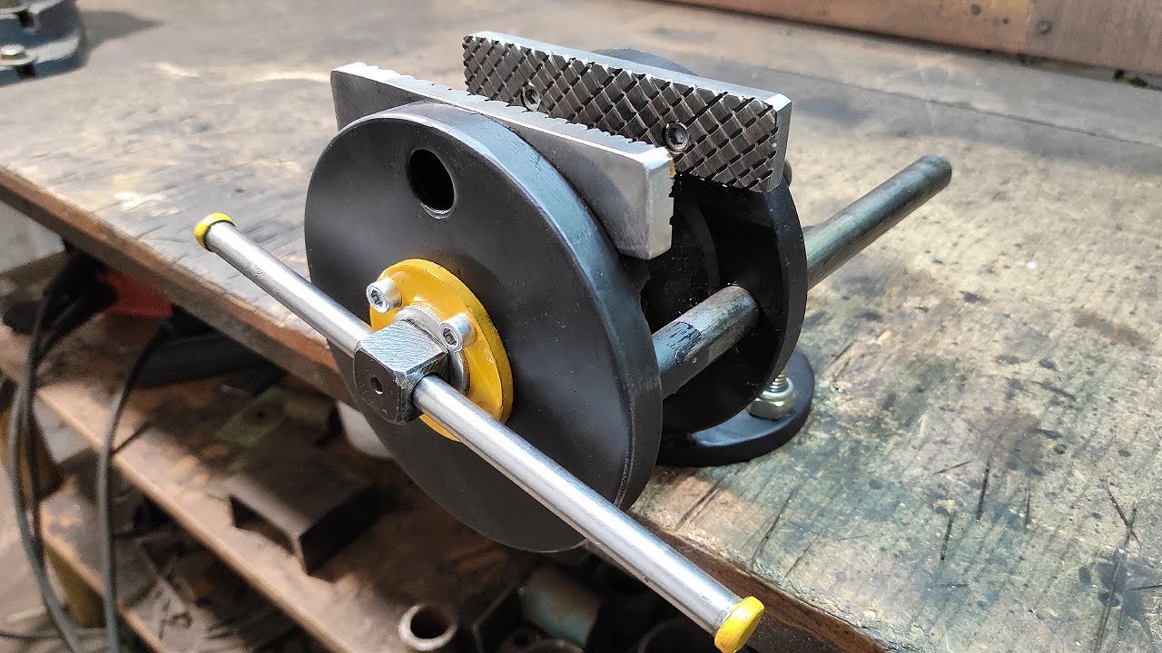 Incredible Flange Vise!! Vise Made From Flanges Own Hands! - YouTube