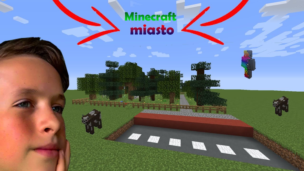 Buduję park w Moim mieście w Minecraft - Minecraft Miasto - YouTube