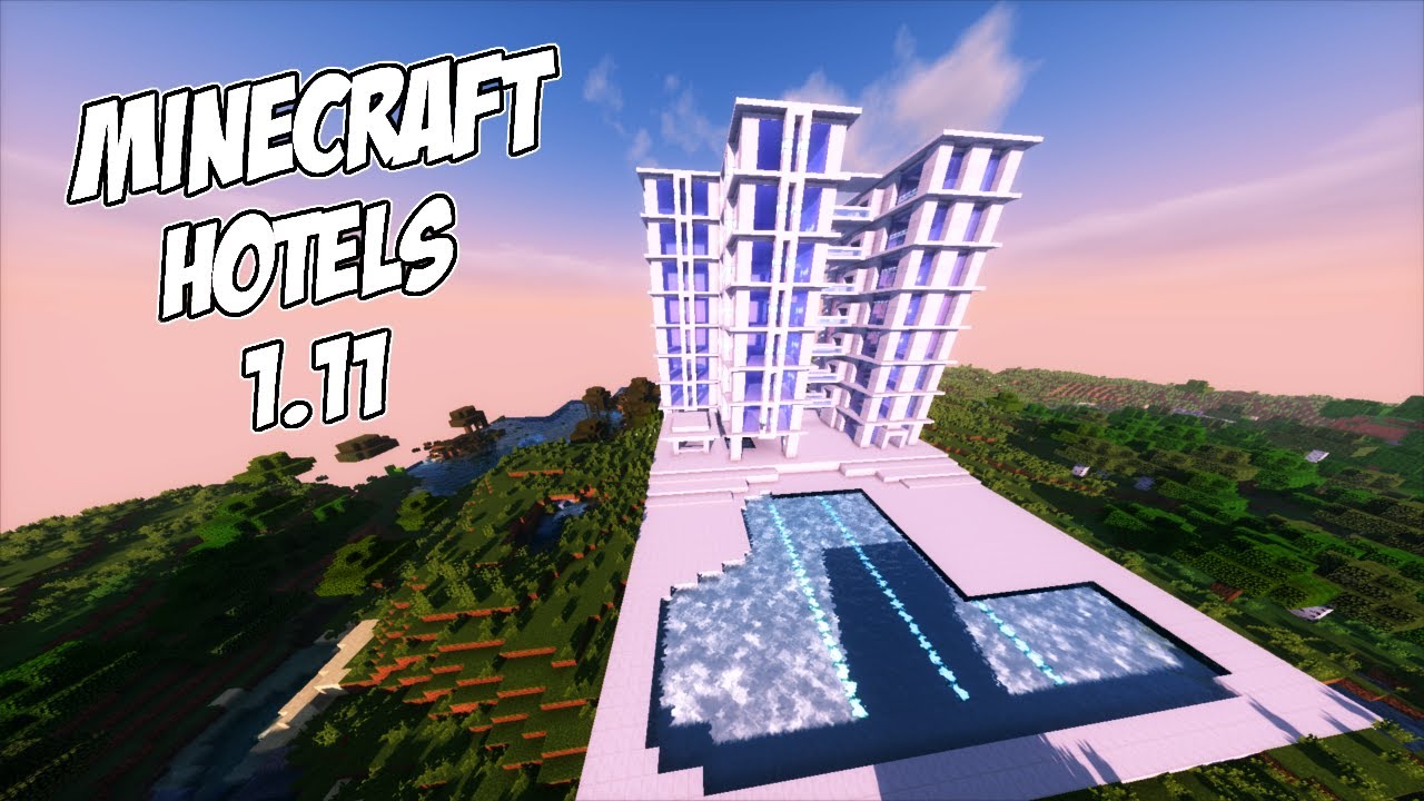 Minecraft [ 1.11 ] HOTELS - Nur ein Command! - YouTube