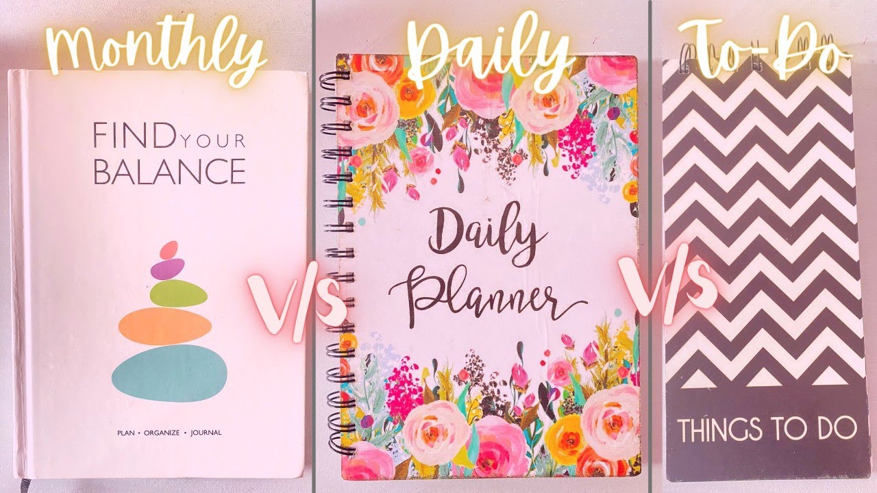 How I use Monthly Planner, Daily Planner and To-do list effectively |# ...