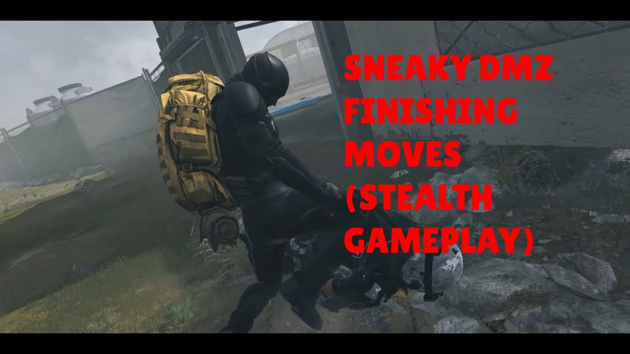 Sneaky Finishing moves in DMZ using Black noir operator (part 2) COD:MW2 #best #sneaky #stealth ...