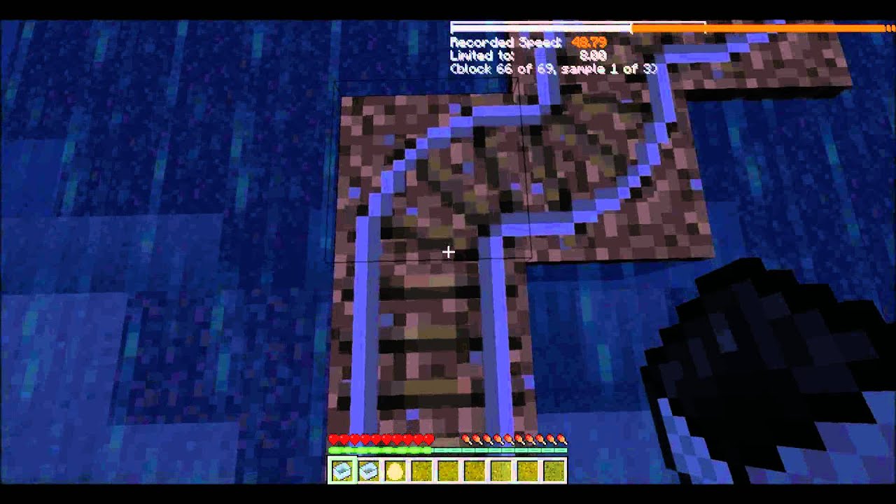 Minecraft mod Spotlight: Minecart Speed Recorder - YouTube