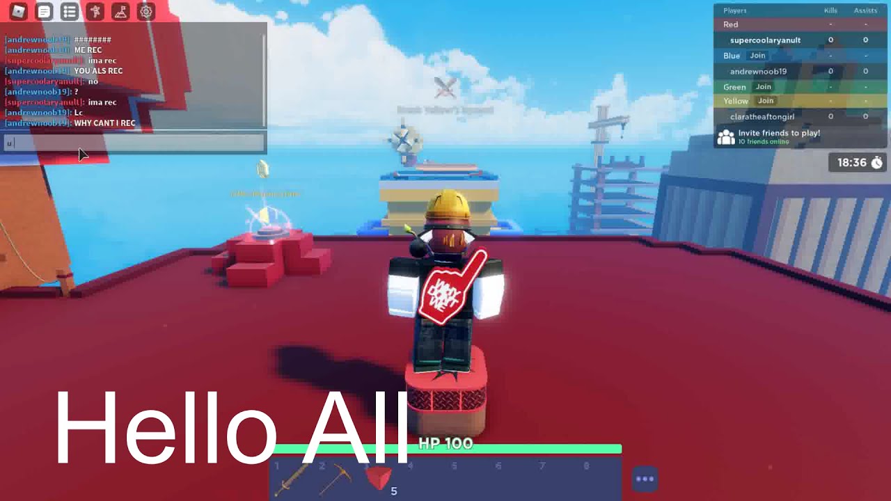 1v1v1 in blox wars | Roblox - YouTube